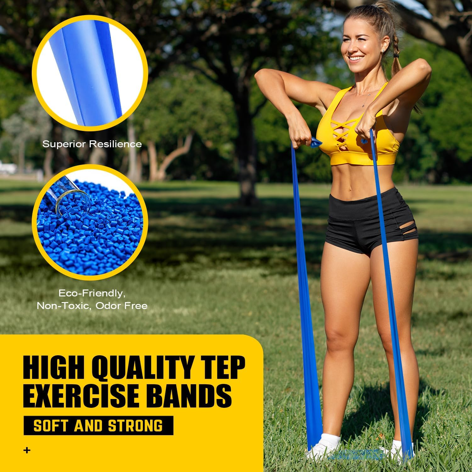 Resistance Bands, Exercise Bands, Physical Therapy Bands for Strength ...