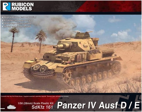 Rubicon Models Panzer IV Ausf D/E (1:56th Scale / 28mm) | eBay