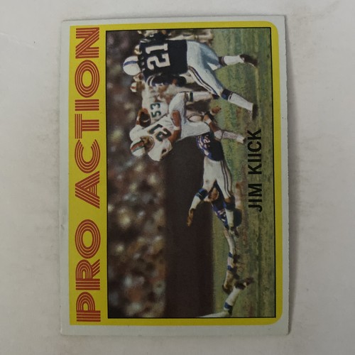 1972 Topps Football Jim Kiick Pro Action Card #121 | eBay