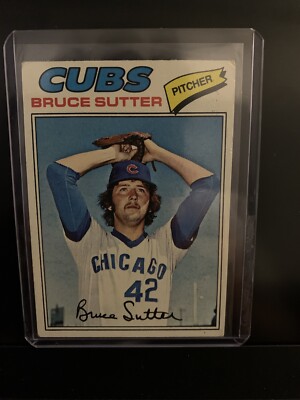 1977 Topps Bruce Sutter Chicago Cubs #144 Baseball Card | eBay