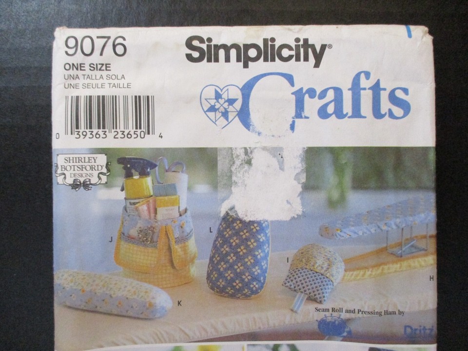 Simplicity Crafts Pattern 9076 Sewing Accessories Pin Cushions Scissors ...