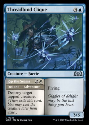 MTG Magic the Gathering Threadbind Clique (239/475) Wilds of Eldraine ...
