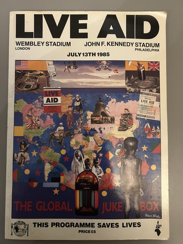 Live Aid Concert Programme Wembley Stadium UK 1985 Book Ex | eBay UK