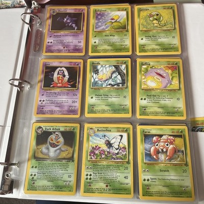 Pokemon, lot of 91 vintage cards 1990's, Nintendo In Binder | eBay