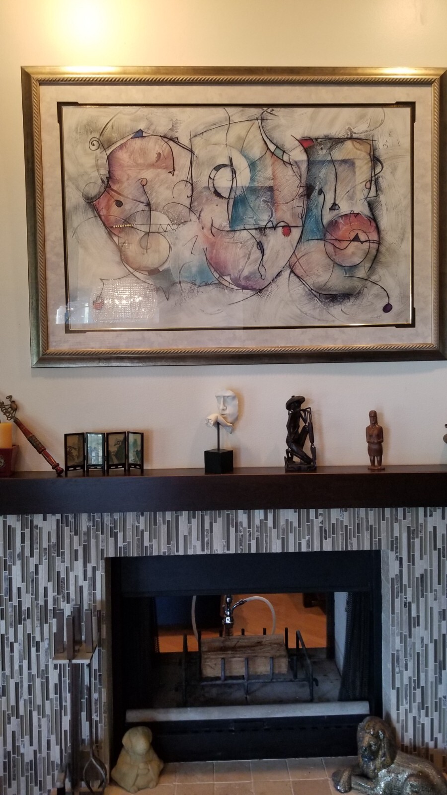 ERIC WAUGH "Bravo" LARGE Framed ART / Print VINTAGE 66 x 46 in ...