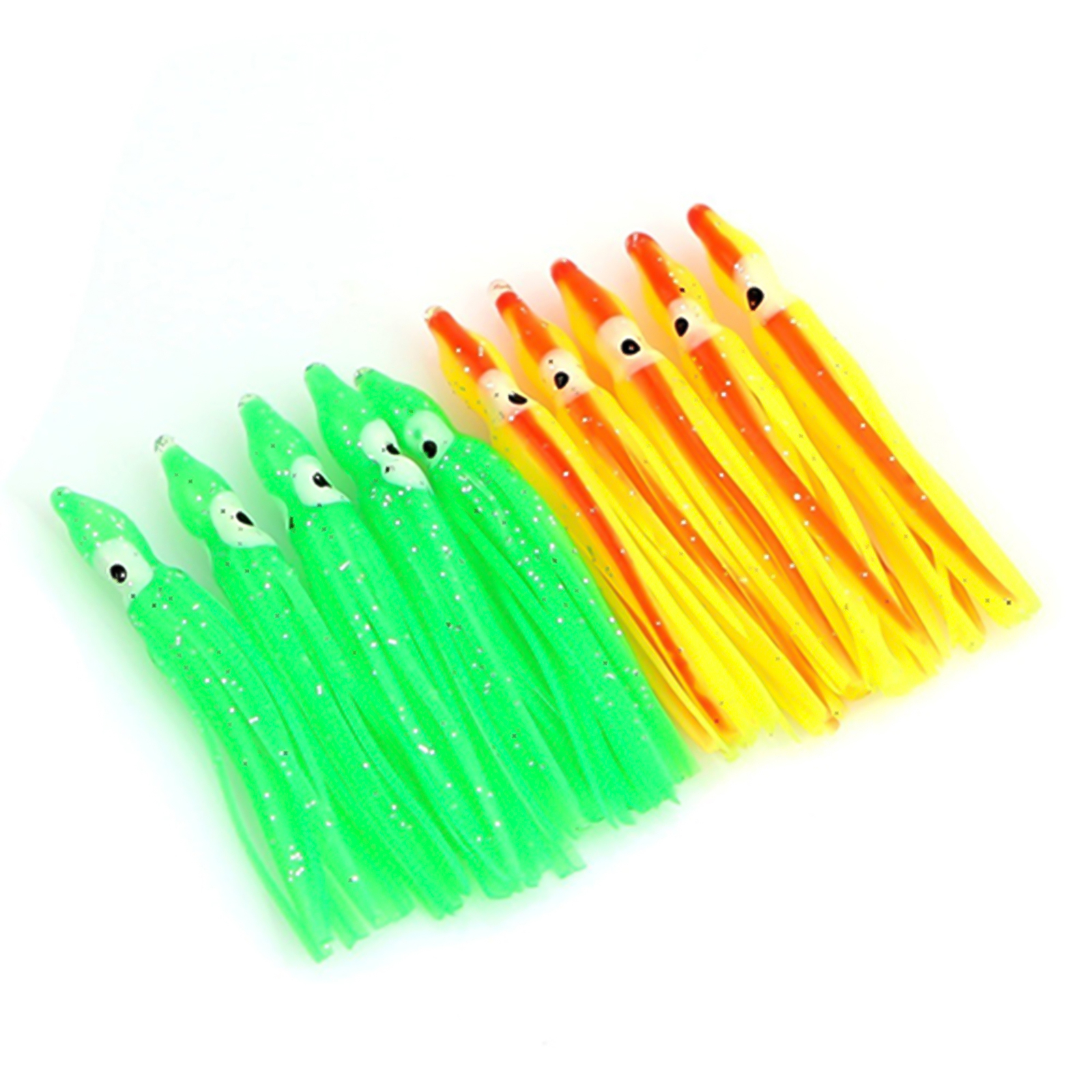 10pcs Soft Swim Bait Soft Durable Artificial Octopus Lure Size Optional ...