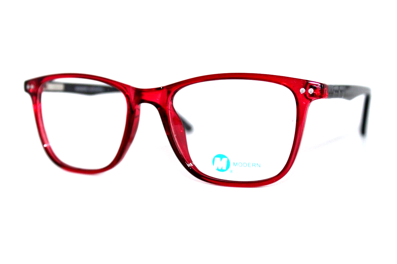 NEW MODERN OPTICAL WATCHFUL CHERRY BLACK AUTHENTIC EYEGLASSES FRAMES 51 ...