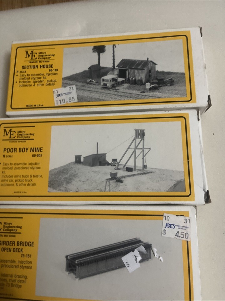 ME Micro Engineering Company N Scale Buildings Lot of 5 | eBay