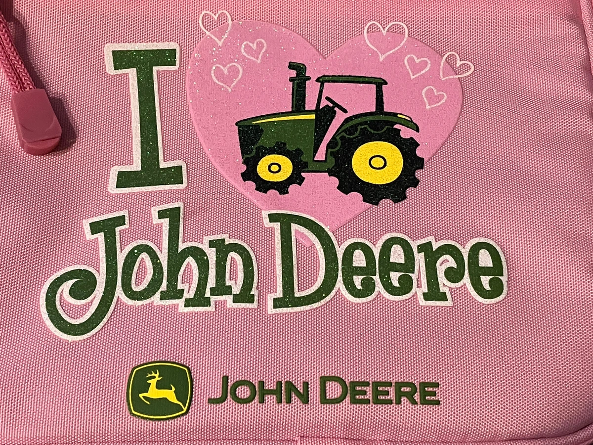 John Deere Tractor Logo Pink