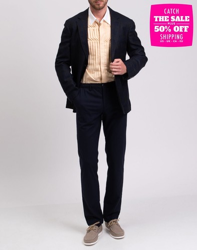 RRP €395 HACKETT Wool Blazer Jacket Size 40R / 50R -M Prince Of Wales ...