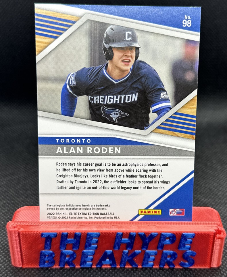 ALAN RODEN 2022 Elite Extra Edition Aspirations Red FOTL 2/5 SSP Blue ...