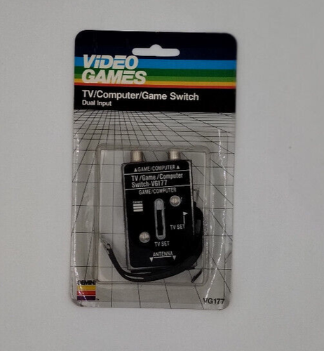 TV Computer Game Switch, Dual Input. Gemini VG177 NOS. VHF switch ...