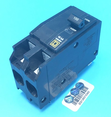 New Circuit Breaker Square D QO2100 100 Amp 2 Pole 120/240V $ | eBay