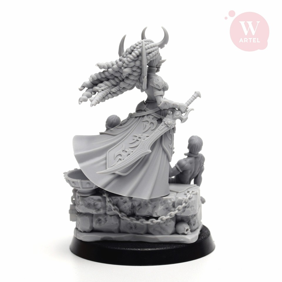 Lady Agrippyne with Male Slaves Artel W Drukhari Archon Vect Lhamaean ...