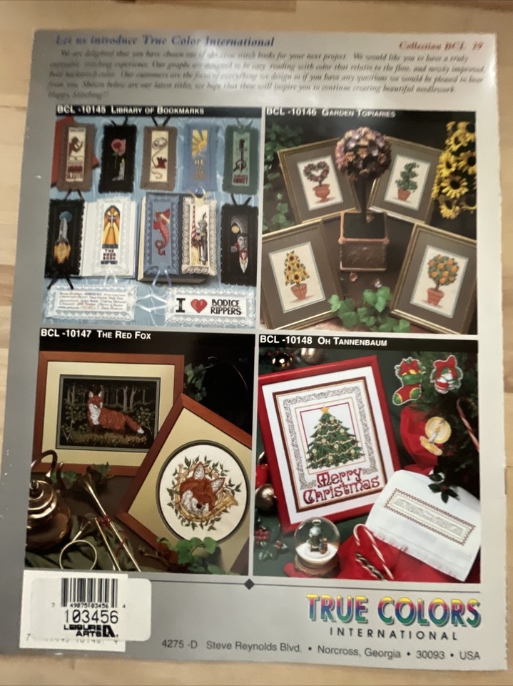 Oh Tannenbaum from True Colors Cross Stitch Pattern Booklet | eBay