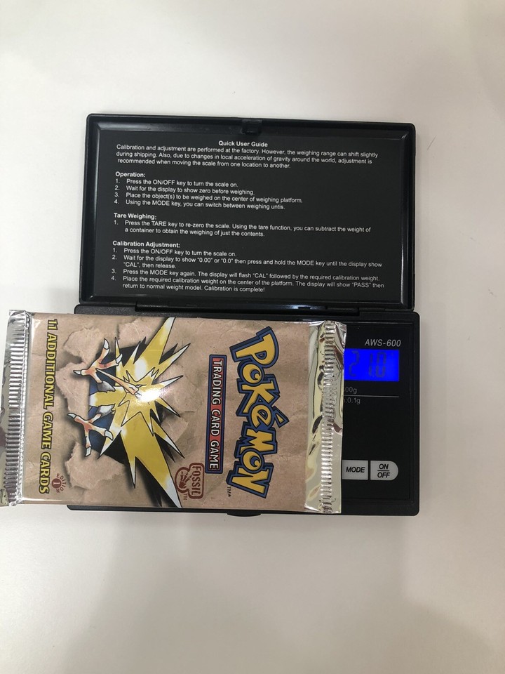 Pokemon 1ST EDITION FOSSIL Set Sealed Booster Pack WEIGHED 21.0g | eBay