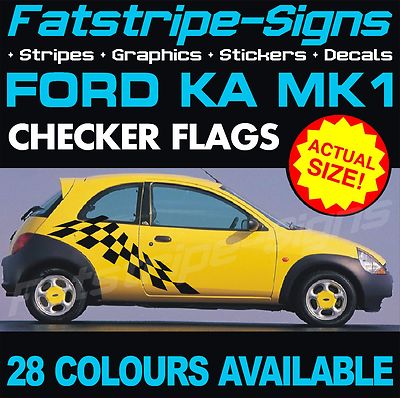 to fit FORD KA MK1 GRAPHICS STRIPES DECALS STICKERS CAR VINYL ST STREET ...