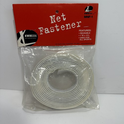 Kwik Goal Reusable Sport Net Fastener - 12 Feet L X 1 Inch W - Style ...