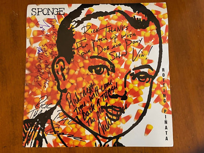 SPONGE 1994 Signed Rotting Pinata Promotional Poster Molly Plowed ...