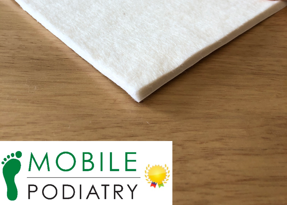 Hapla Semi-Compressed Chiropody Felt Sheet (3mm, 5mm, 7mm, 10mm) | eBay UK