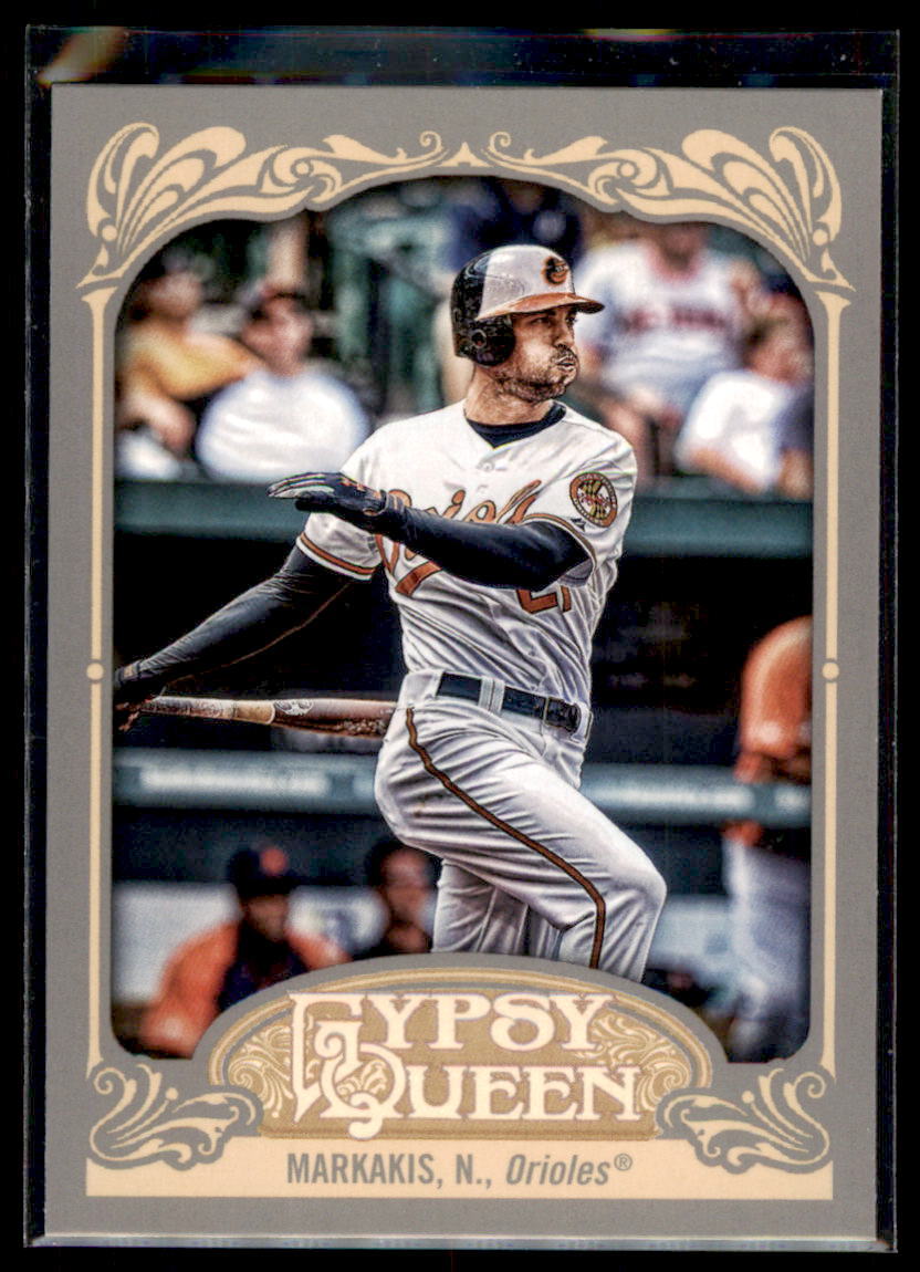 2012 Topps Gypsy Queen Nick Markakis #177 Baltimore Orioles | eBay