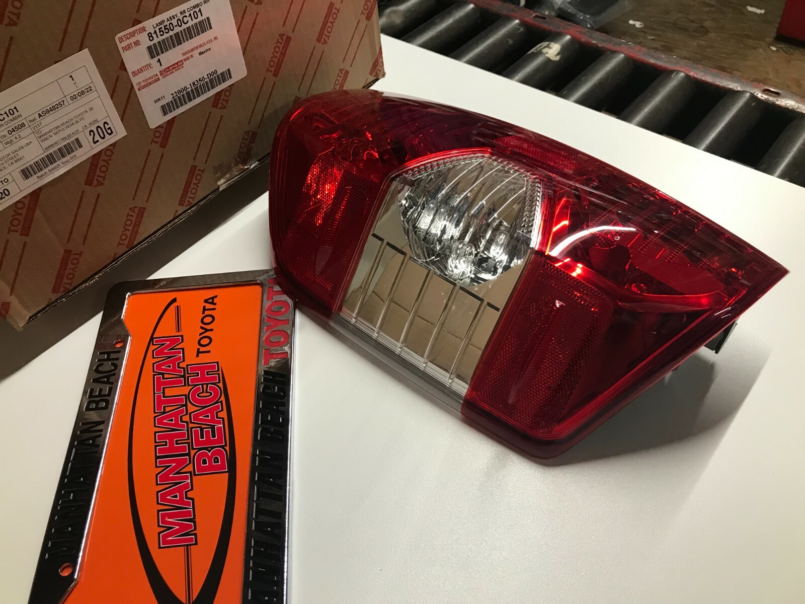 14-21 TUNDRA REAR TAIL LIGHT RIGHT SIDE REAR GENUINE TOYOTA 81550-0C101 ...