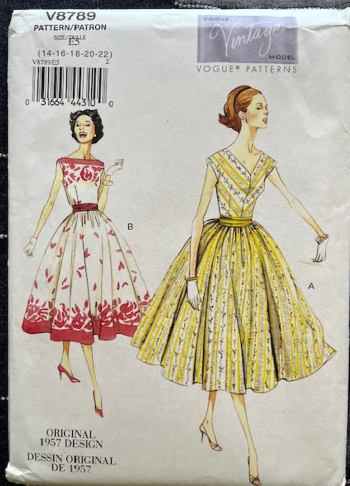 Vogue 8733-8883 Patterns Many Marcy & Katherine Tilton New Uncut ...