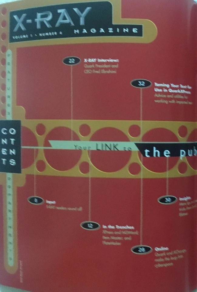 X-RAY Magazine October November 1995 QUARK McINTOSH Nerds & Geeks | eBay