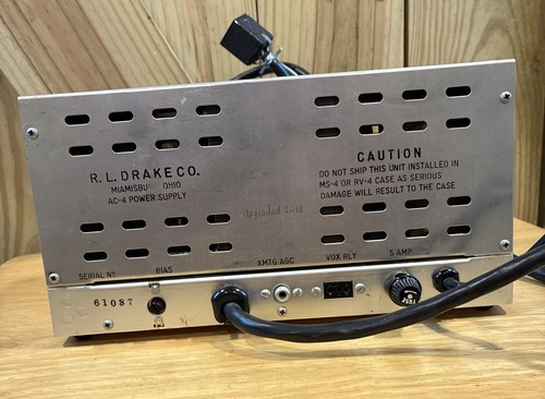 DRAKE AC-4 POWER SUPPLY 120-240V Untested | eBay