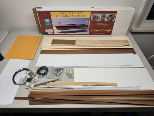 DUMAS 1949 CHRIS-CRAFT 19' RACING RUNABOUT 1/8th SCALE KIT #1249 WOOD ...