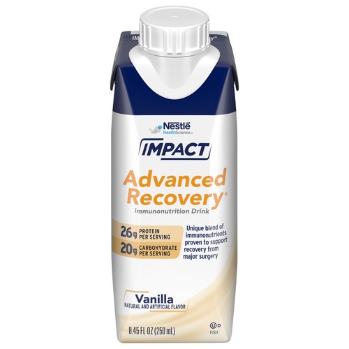 IMPACT Advanced Recovery Drink Vanilla 0.84 Fl Oz Pack of 10 ...