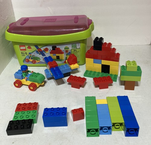 lego duplo 5380 green container 71 pcs preschool building toy | eBay
