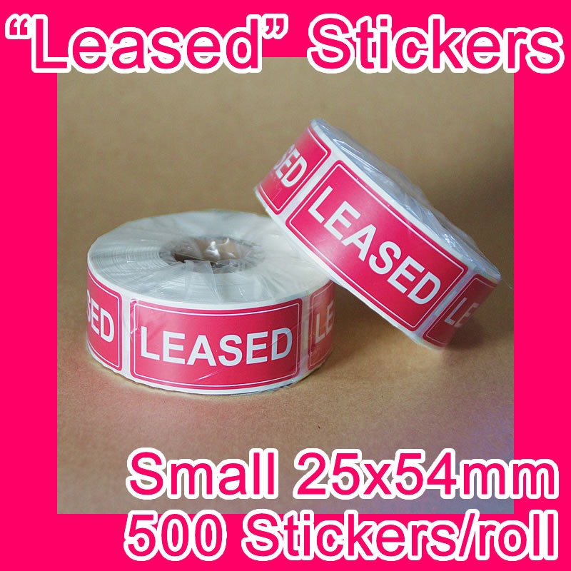 5000 "LEASED" sticker/label 25mm x 54mm GST INCLUDED (10 rolls) | eBay ...