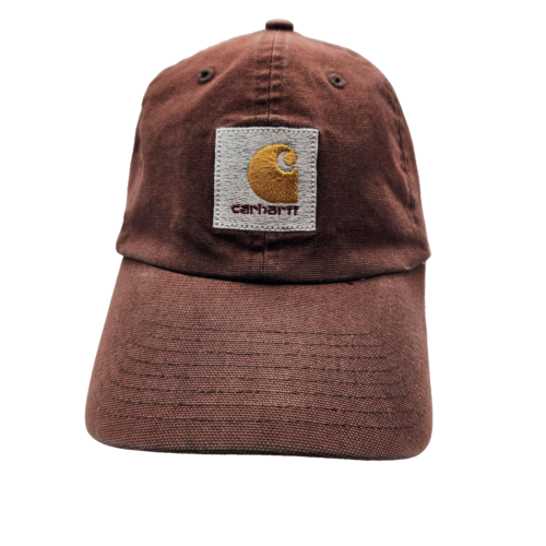 Carhartt Cap Hat Brown Canvas Farmer Men One Size Distressed 7"x8 ...