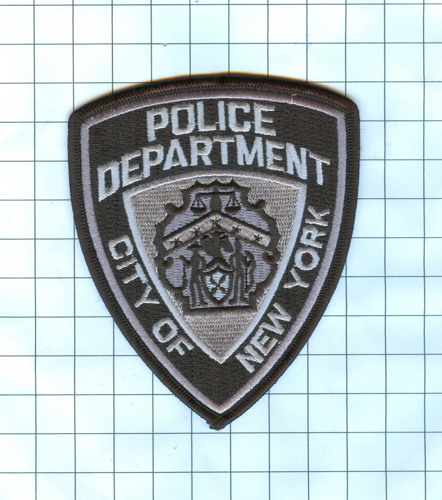 New York Police Patch - Subdued | eBay