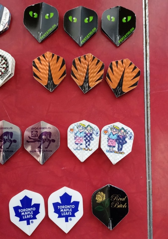 Huge Misc. Lot of 82 Dart Flights (37) & Dart Tips (45) | eBay