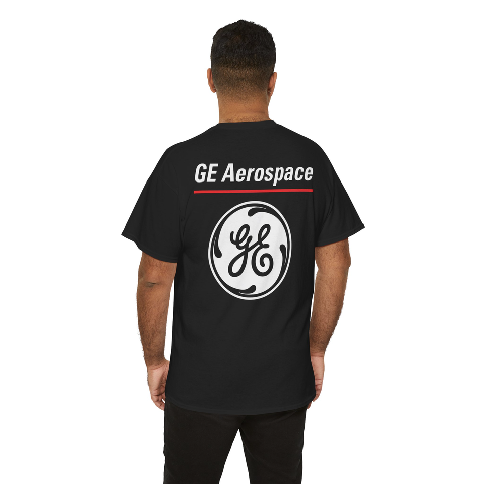 GE Aerospace Logo Men's T-Shirt American Two Side Print T-Shirt | eBay