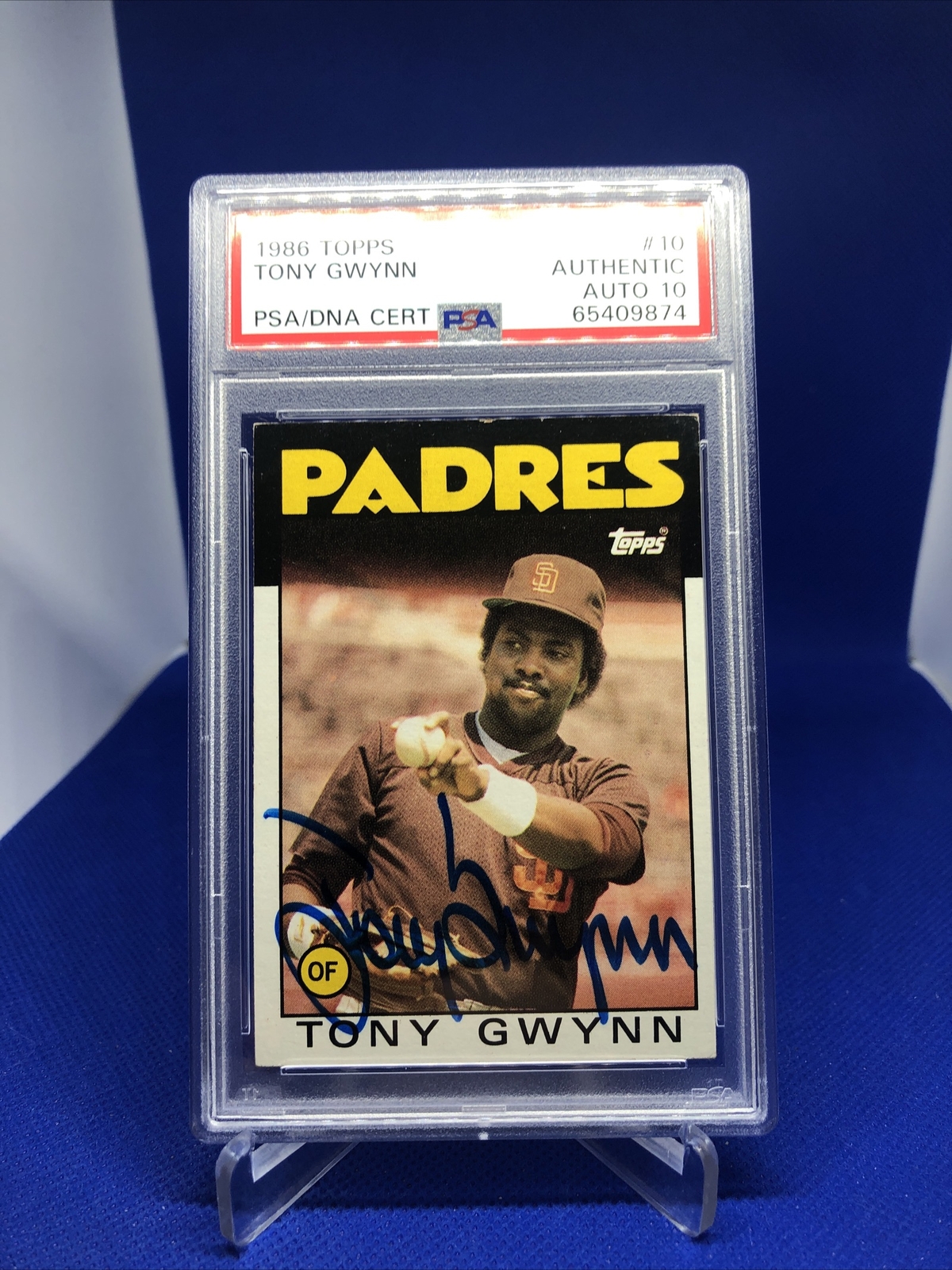 Tony Gwynn Autographed Memorabilia | Signed Photo, Jersey, Collectibles ...