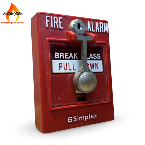Simplex 4099-9002 Conventional Fire Alarm Pull Station - Break Glass ...