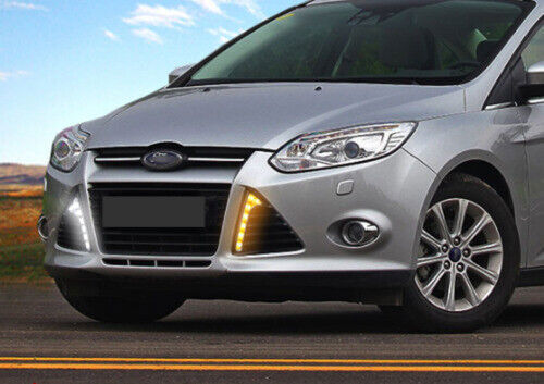 For Ford Focus 2012-2014 Front Bumper Light Assembly Fog Light LED Turn ...