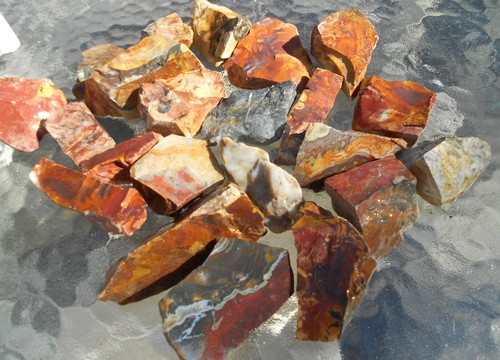 Three pounds of Ohio Flint Ridge colorful flint pieces | eBay