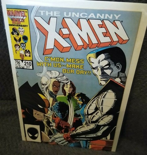 UNCANNY X-MEN #210 NM 1986 Marvel Comics - Emma Frost app, Romita Jr ...