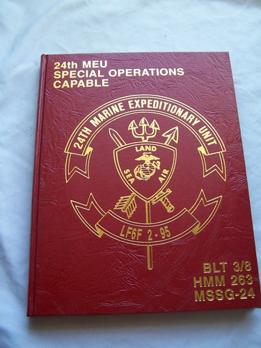 1995 24TH MEU MARINE EXPEDITIONARY UNIT LF6F 2-95 BLT 3/8 HMM263 MSSG ...