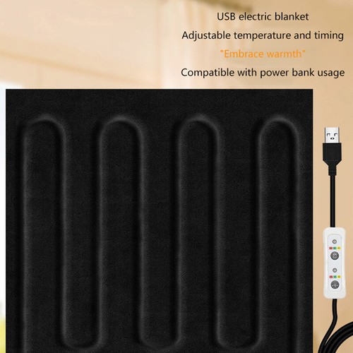 5V USB Heater Carbon Fiber Electric Heating Soft Cushion Winter Pads ...