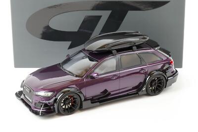 1:18 GT Spirit GT864 Audi RS6 Avant (C7) Body Kit with roof box purple ...