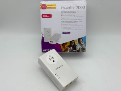 NETGEAR PLP2000 Extra Outlet Powerline Adapter 2000Mbps Unit Only | eBay