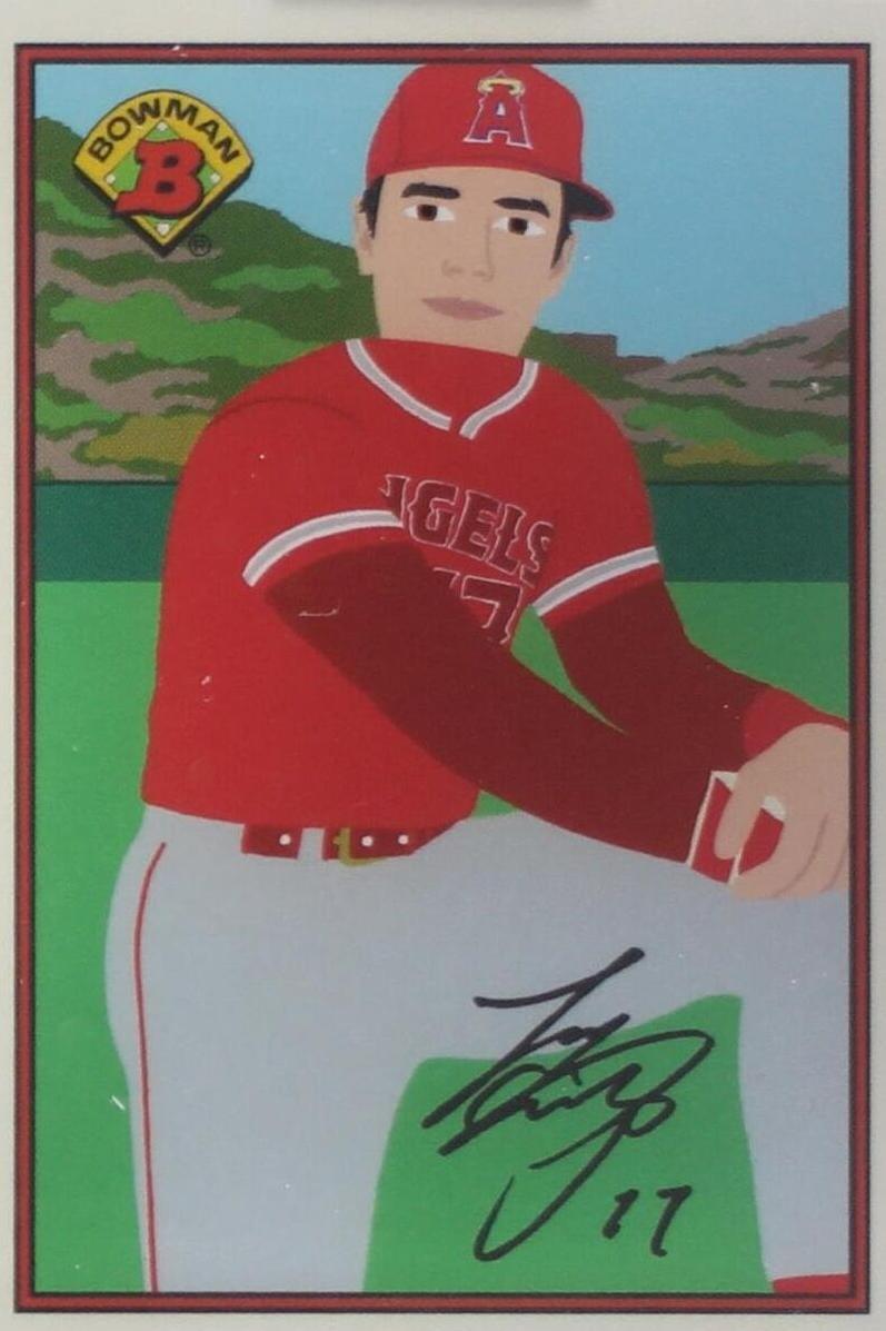 2021 Topps 1989 Bowman X Keith Shore - Shohei Ohtani #13 Artist Proof ...