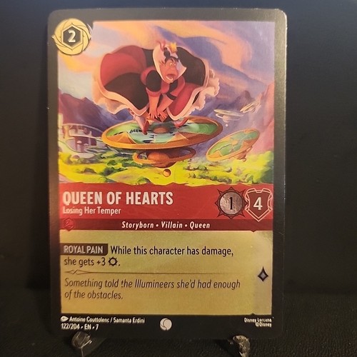 Queen of Hearts - Losing Her Temper 122/204 Archazia's Island Cold Foil ...