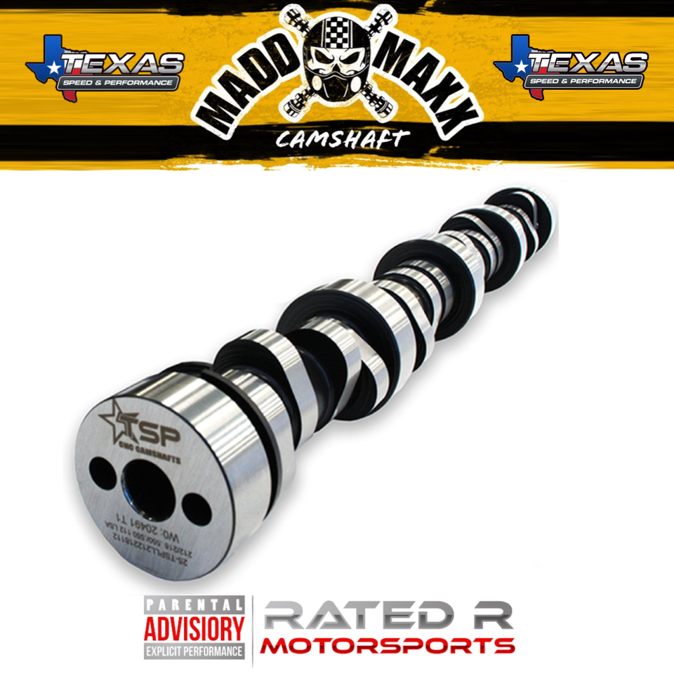 TSP Madd Maxx LS Truck Camshaft & Cam Bolts Texas Speed GM LS Cam 4.8L ...