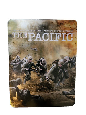 The Pacific DVD 2010 HBO Mini Series 6 Disc Box Set Tin Case Very Good ...